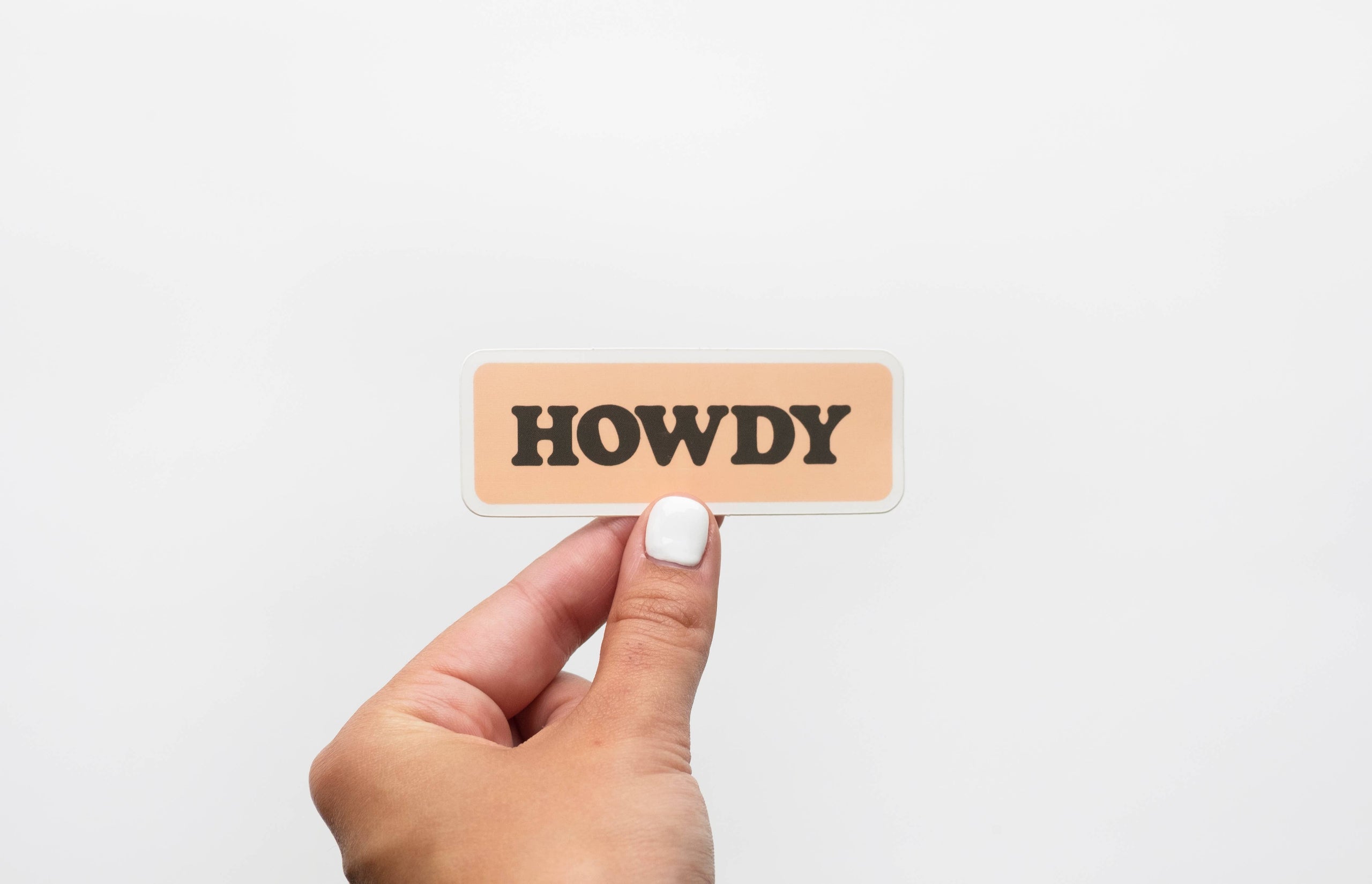 Kulana Stickers - Howdy vinyl sticker | The Plant Shoppe- Studio ...